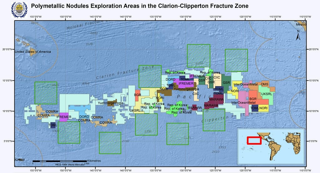 Where is the Clarion Clipperton Fracture Zone?